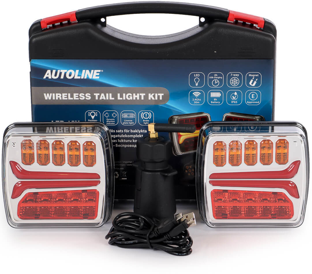 AUTOLINE LANGATON TAKAVALOPARI LED 12-24V - Konevaruste verkkokauppa